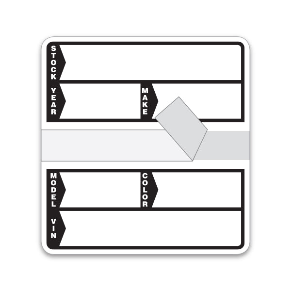 Poly Stock Stickers - WHITE #240 - Qty. 250 – Tucker Industries