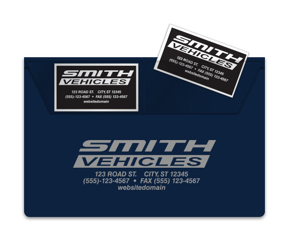 Vinyl Document Wallet - Standard - Custom - Navy Blue - Qty. 1 – Tucker ...